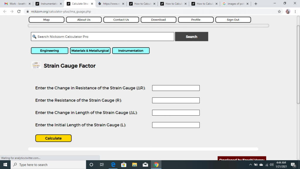 How to Calculate and Solve for Strain Gauge Factor | Instrumentation