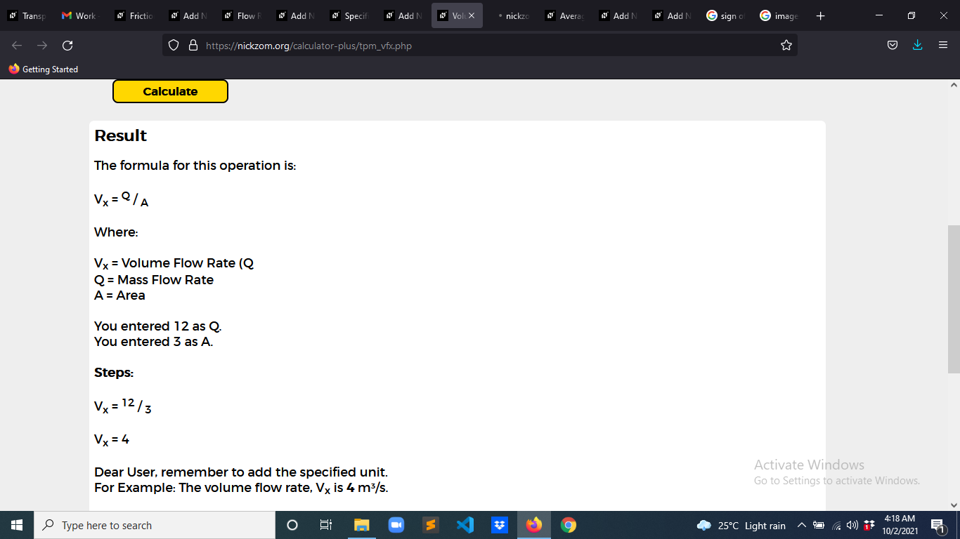 How to Calculate and Solve for Volume Flow Rate | Transport Phenomena