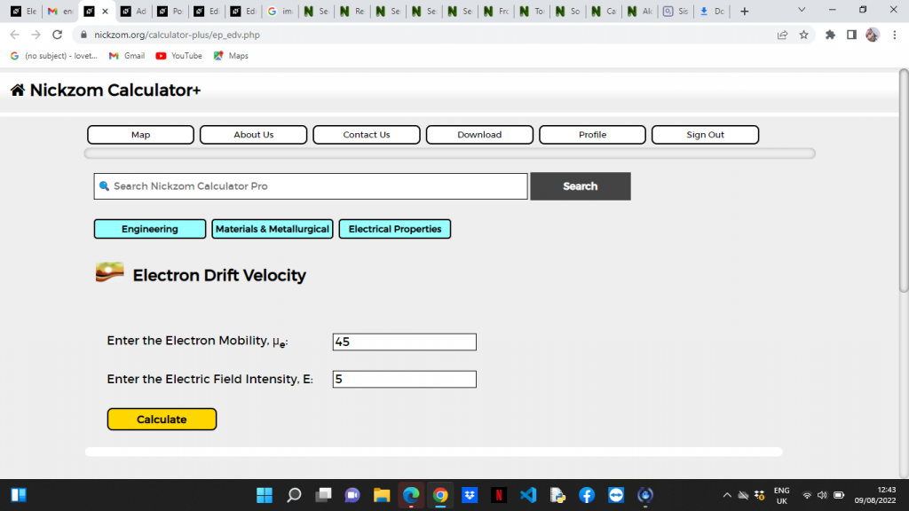 How to Calculate and Solve for Electron Drift Velocity | Electrical ...