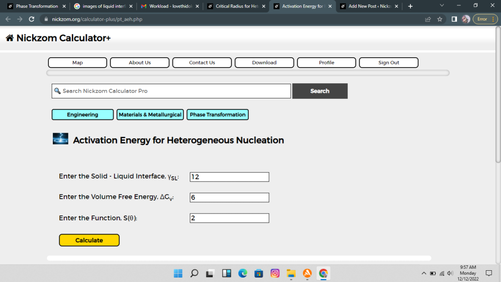 How to Calculate and Solve for Activation Energy for Heterogeneous ...