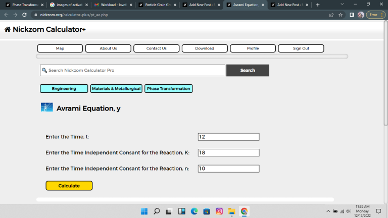 How to Calculate and Solve for Avrami Equation | Phase Transformation