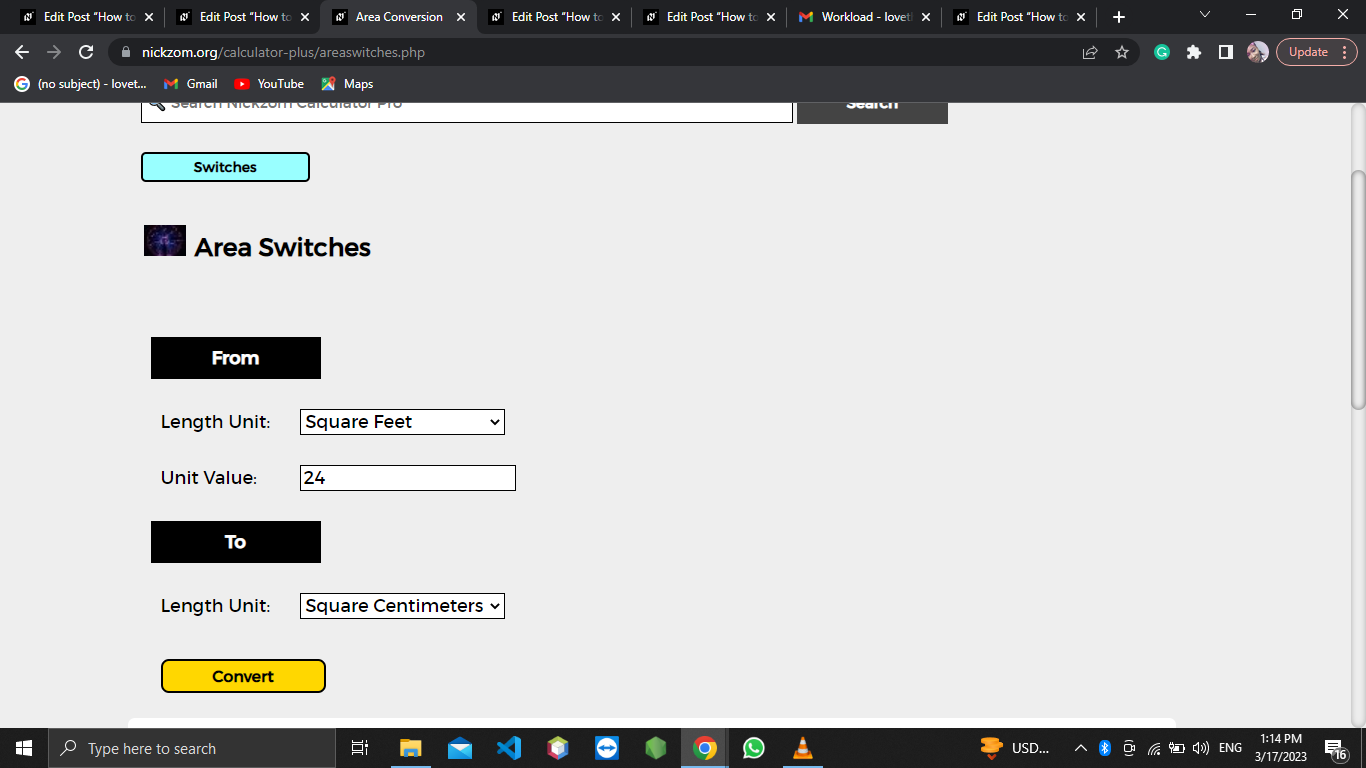 How To Convert Square Feet To Square Centimeters Area Units How To Convert Square Feet To Square Centimeters Area Units