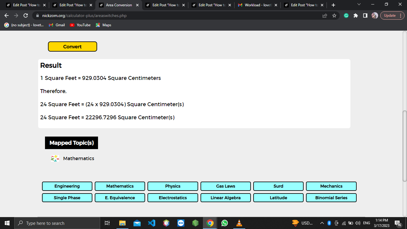How To Convert Square Feet To Square Centimeters Area Units How To Convert Square Feet To Square Centimeters Area Units